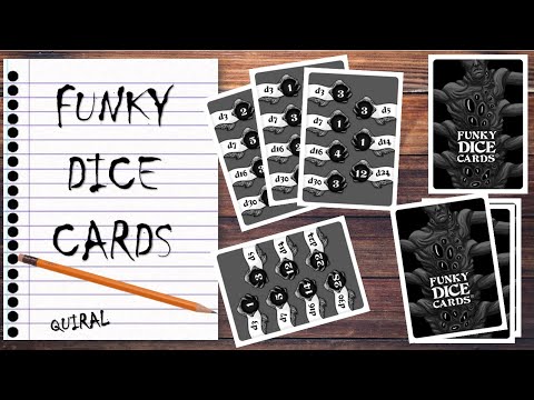 FUNKY DICE CARDS - Versão em baralho dos dados Zocchi de DCC-RPG! - YouTube