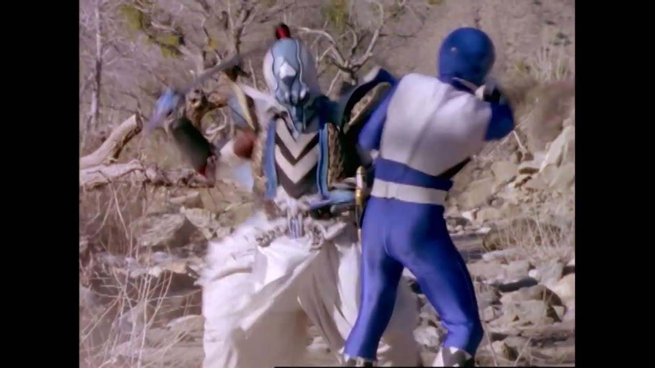 敗北。ブルーレンジャー。星獣戦隊ギンガマン defeat. blue ranger. sentai gingaman. power ...