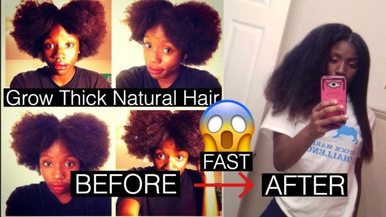 How to GROW LONG Natural Hair Fast| Natural Hair Growth Tips - YouTube