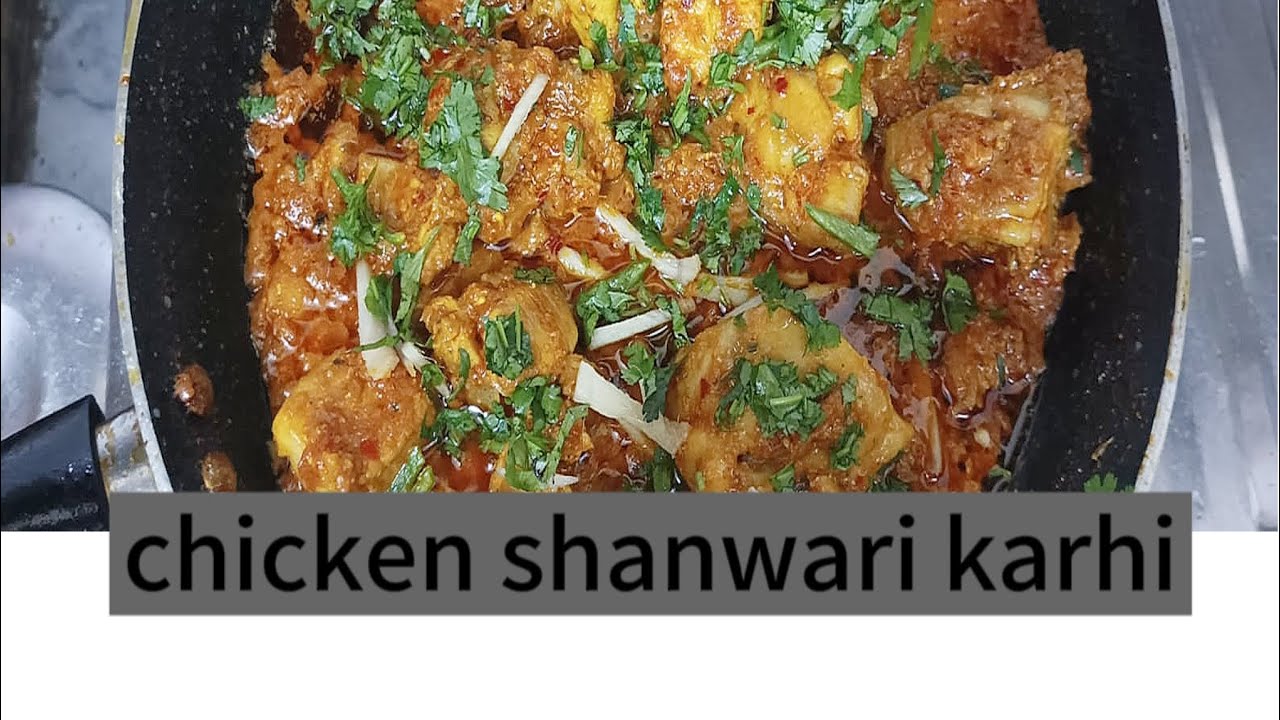 chicken shanwari karhi ki recipe || shakra vlog - YouTube