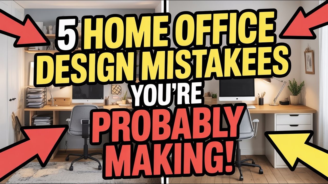 5 Home Office Design Mistakes You’re Probably Making! - YouTube