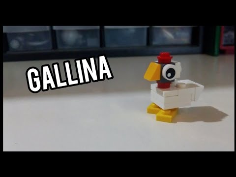 Como hacer una gallina de lego | Lego MOC 🐔🐔 - YouTube