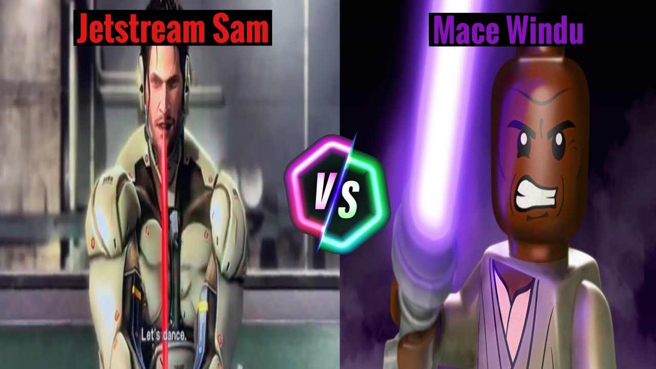 Lego Star Wars: TCS - Jetstream Sam Vs Mace Windu! - YouTube