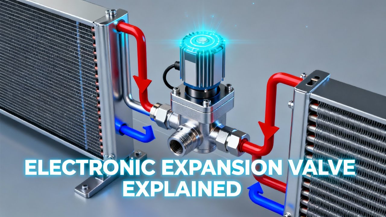 Electronic Expansion Valve Explained | Working Animation | EEV Working ...