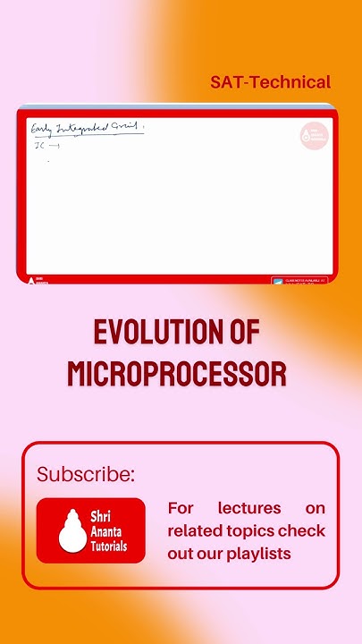 Evolution of Microprocessors I Microprocessor 8085 I Evolution of Microprocessor in hindi - YouTube
