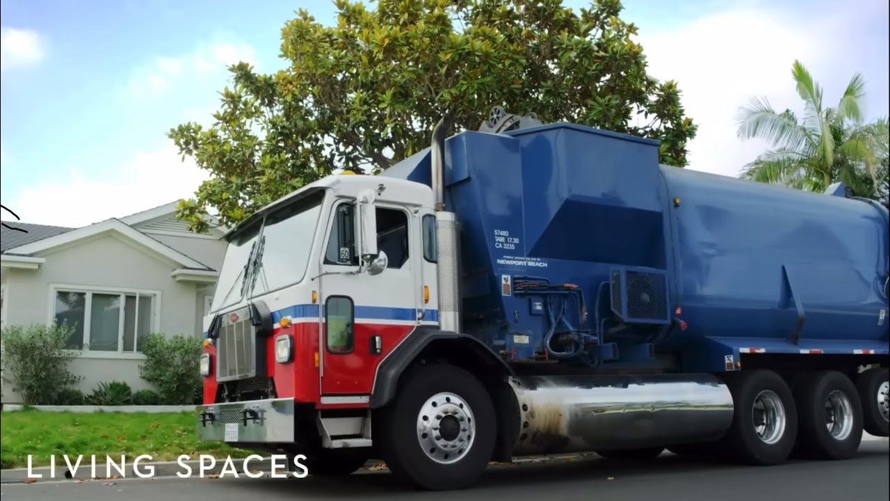 CR&R Peterbilt 520 Amrep Makes An Appearance In Living Spaces Ad - YouTube