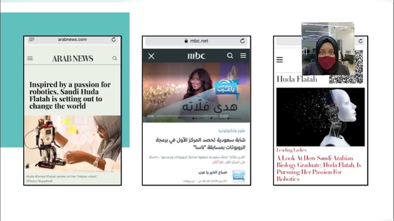 Helper Robotics عرض هيلبر روبوت -Waed Aramco- Huda CEO - YouTube