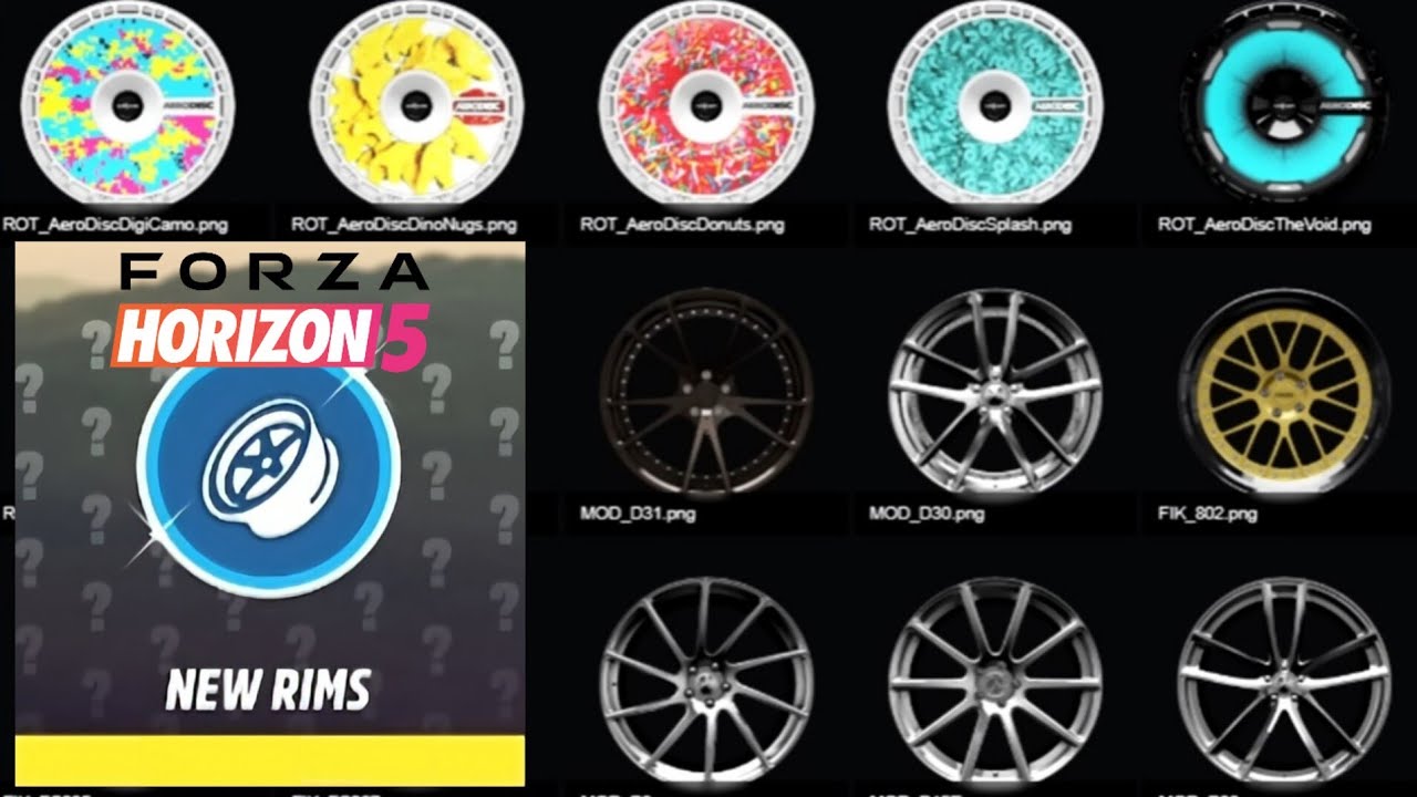 Forza Horizon 5 - New Rims Released! Series 22 - YouTube