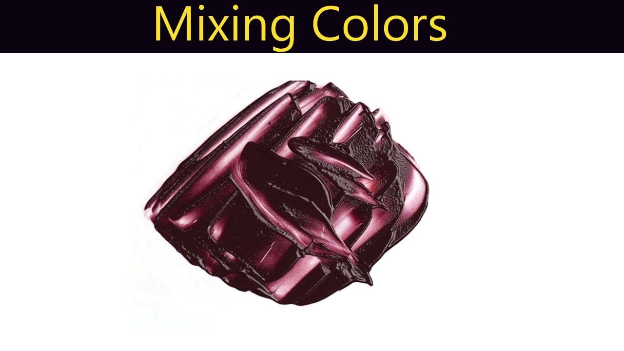How To Make Dark Chocolate Color Paint - Mixing Colors - YouTube
