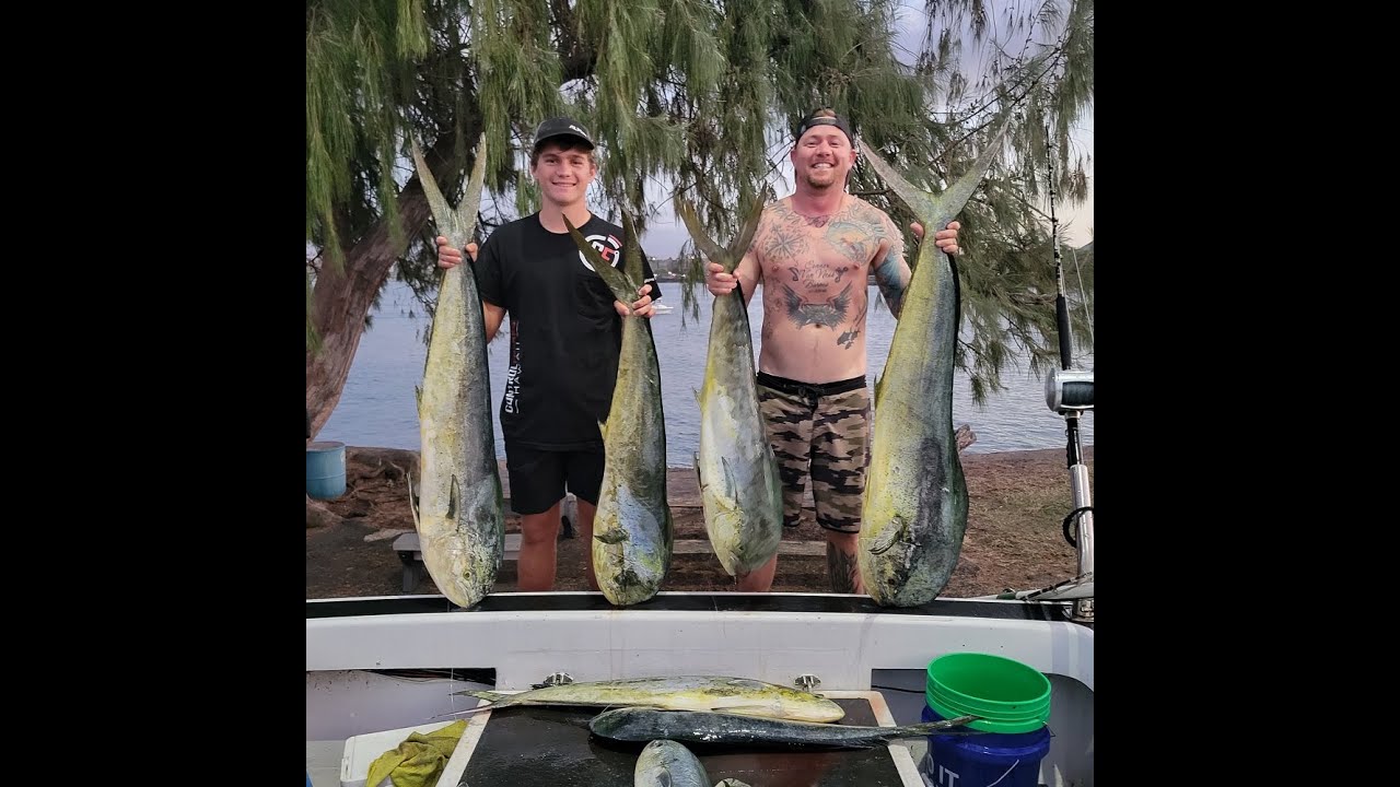 Mahi Action on the Aukai - YouTube