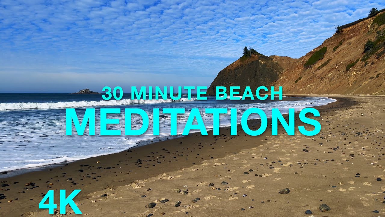 30 Minute Beach Meditations - Relaxing Music For Stress Relief - Ocean ...
