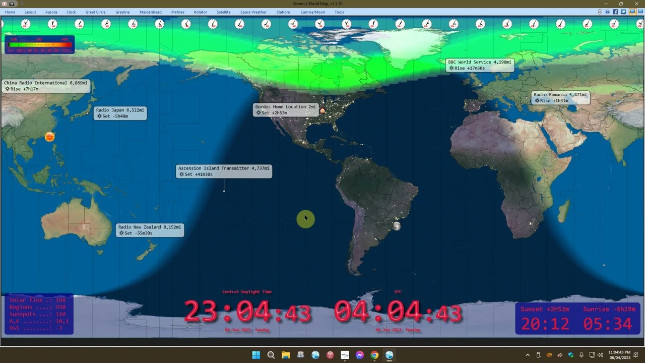 Windows World Map