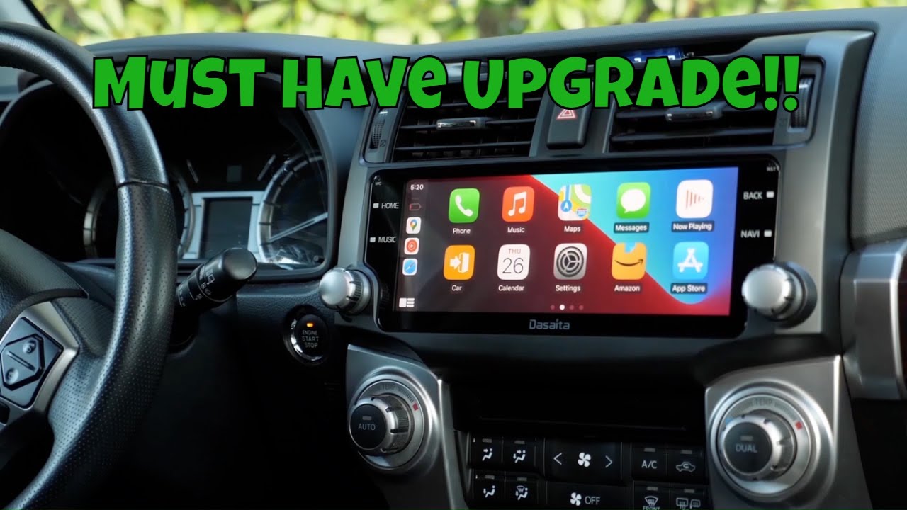 Dasaita 10.25” Head Unit Install: 5th Gen Toyota 4Runner - YouTube