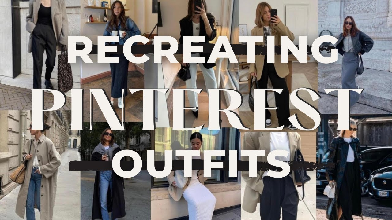 RECREATING PINTEREST OUTFITS | SPRING OUTFITS 2023 - YouTube