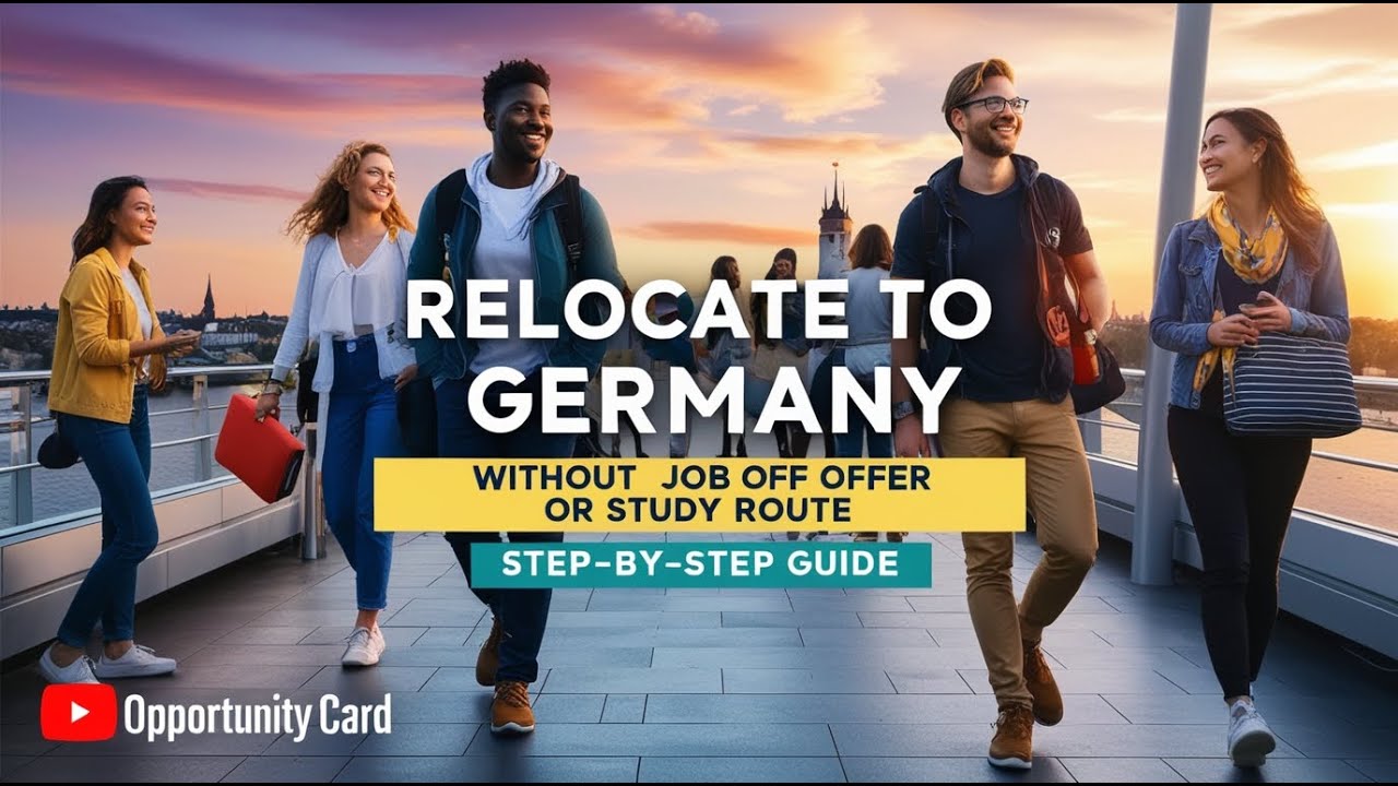 Relocate to Germany without Job Offer or Study Route| Step-by-step ...