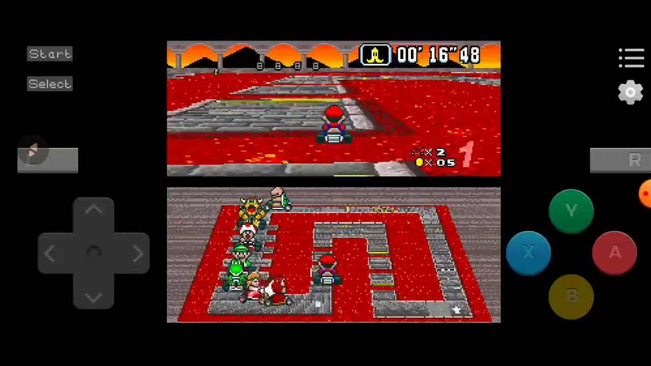 Gameplay Super Mario kart - YouTube