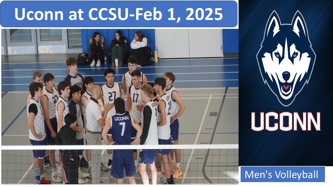 UConn Men's Volleyball at CCSU | Extended Highlights | February 1, 2025 ...