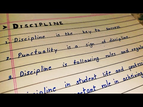 Discipline | 10 lines essay on Discipline | Importance of Discipline ...