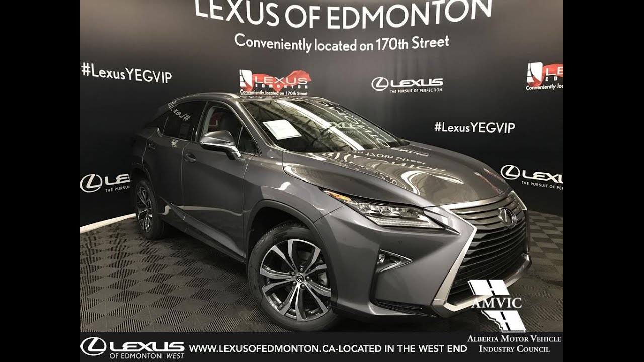 Grey 2019 Lexus RX 350 Luxury Package Review - Northwest Edmonton ...
