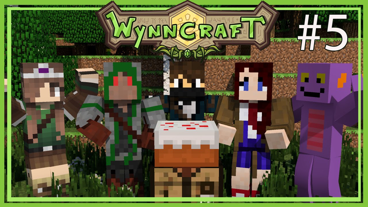 Wynncraft | #5 | The tree village is made of tree's??!! - YouTube