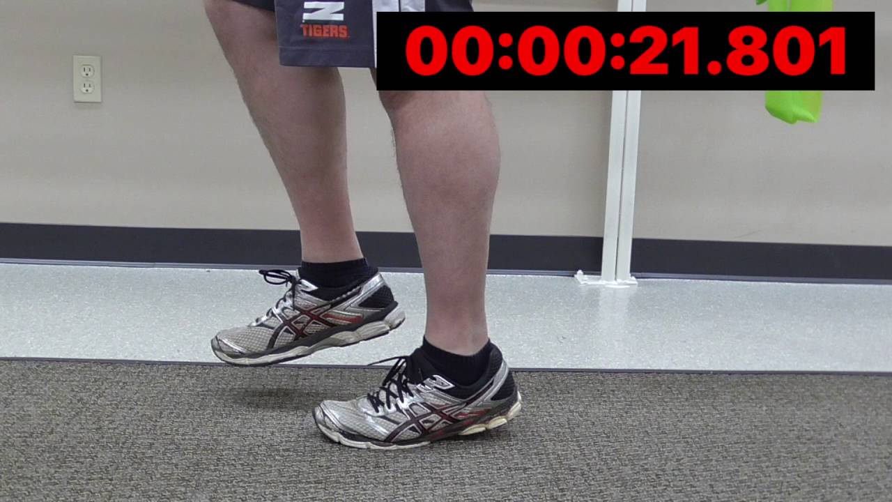 Isometric Heel Raise - YouTube