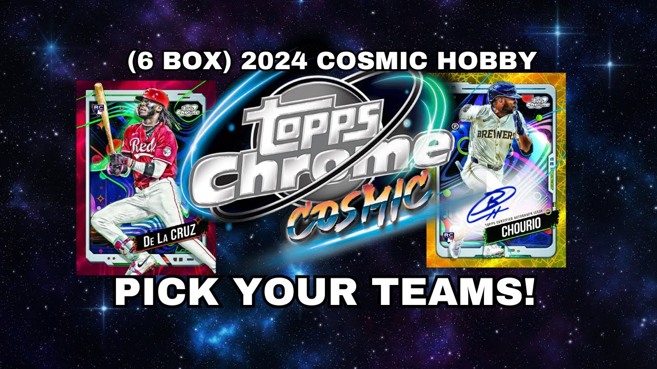 BREAK #8938 6 BOX 2024 TOPPS COSMIC HALF CASE PYT #4! - YouTube