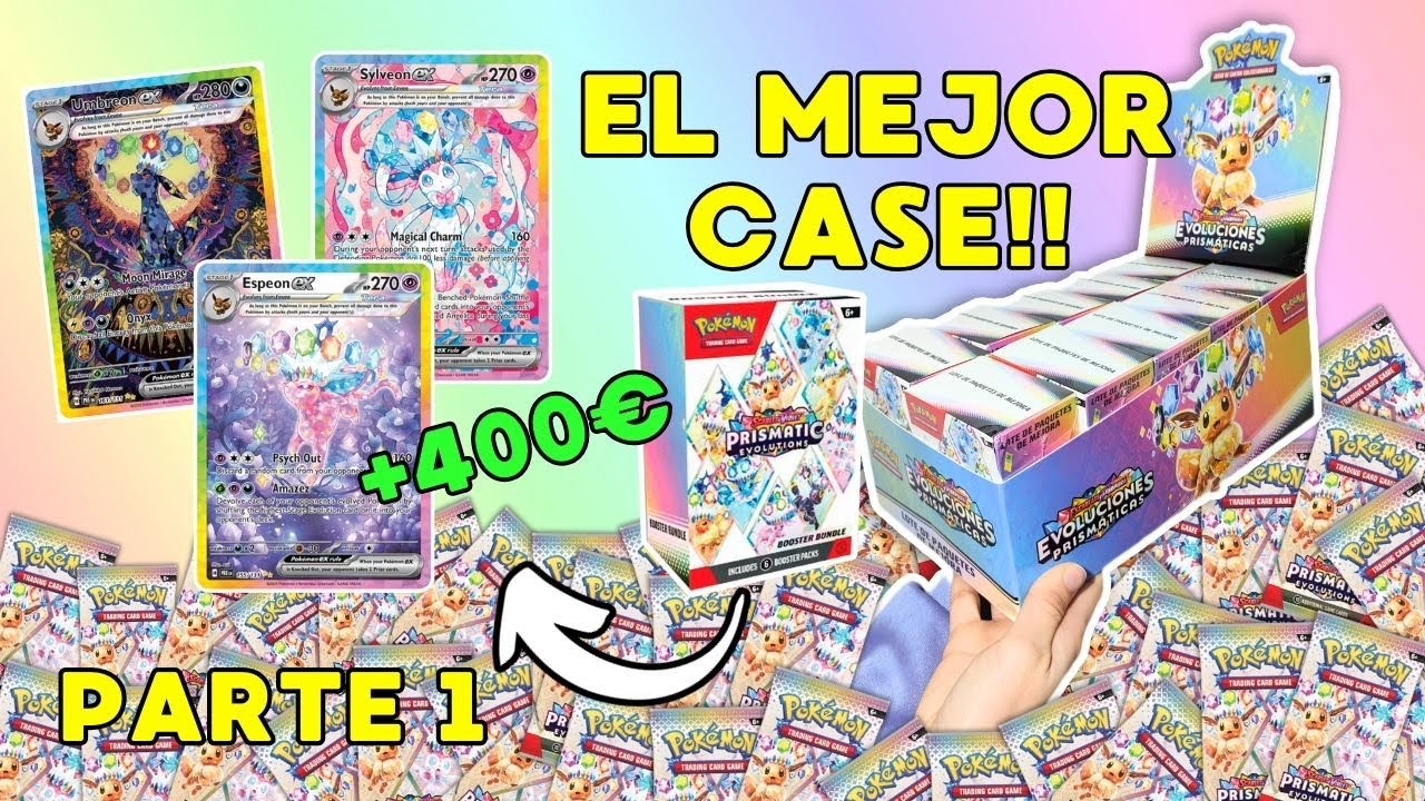 Apertura del MEJOR BUNDLE Prismatic Evolutions ¡¡¡+60 SOBRES!!!🔥🤯 ...