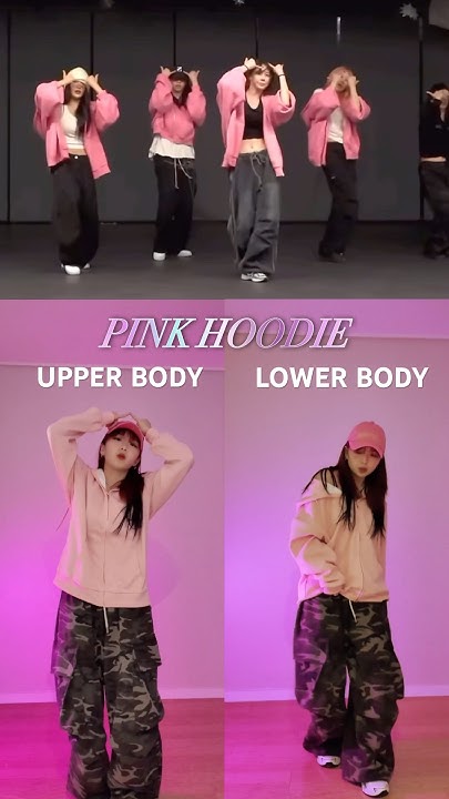 AESPA - Pink hoodie 상하체 안무 거울모드 pink hoodie dance tutorial #pinkhoodie #aespa #핑크후디 - YouTube