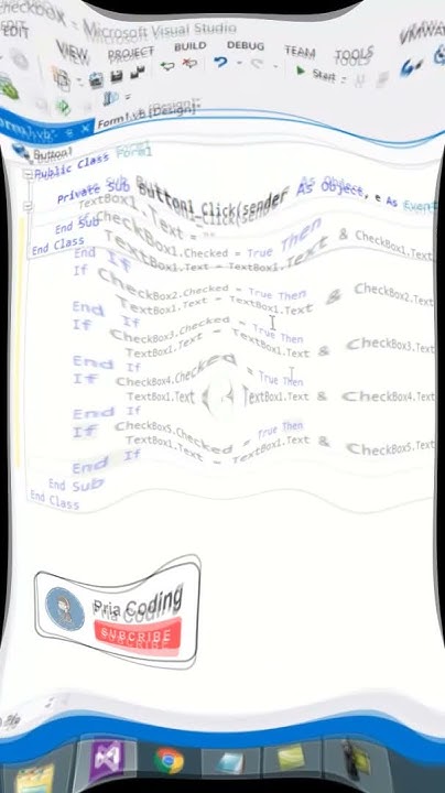 Cara Menggunakan Checkbox Pada VB.Net | VB.Net Tutorial #shorts #vbnet #tricks - YouTube
