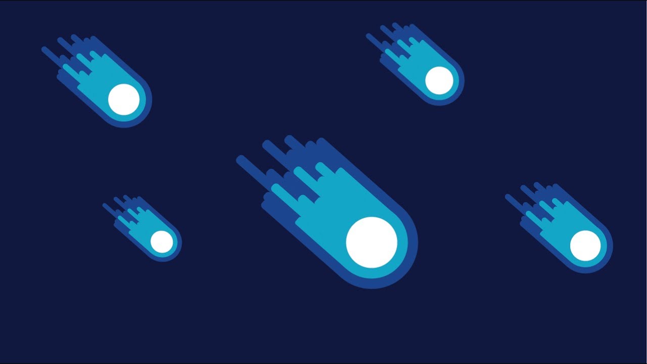 Illustrator tutorial:Flat design - How to make meteor in adobe ...