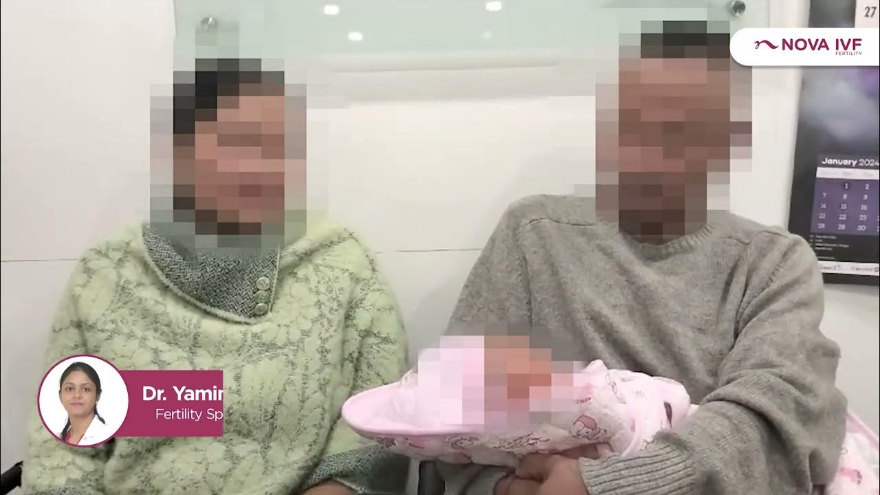 The couple conceived after IVF treatment by Dr. Yamini Agarwal, IVF specialist, Nova IVF ...