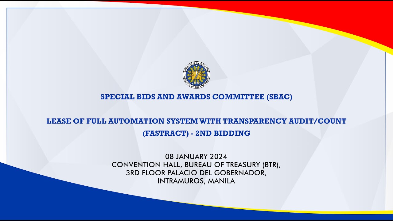 Special Bids and Awards Committee (SBAC) - YouTube