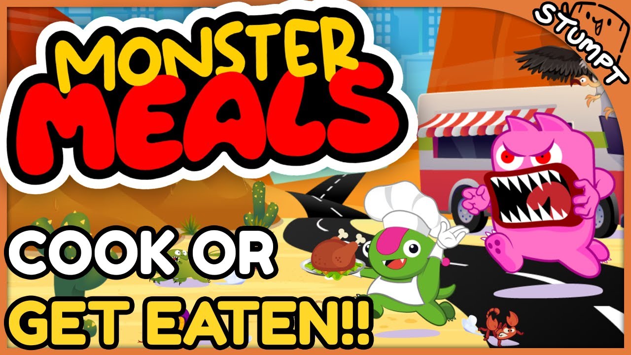 Cook or GET EATEN!! - Monster Meals (2-Player Gameplay) - YouTube