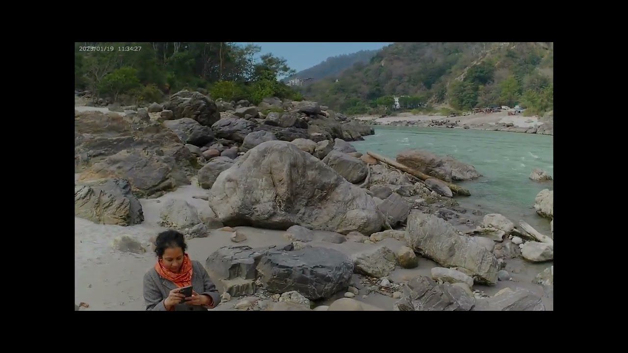 Rishikesh ganga ghat view - YouTube