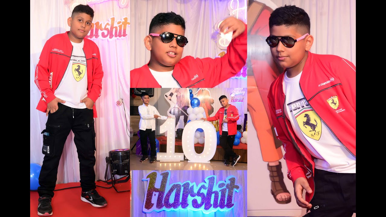 10th HAPPY BIRTHDAY OF HARSHIT - YouTube