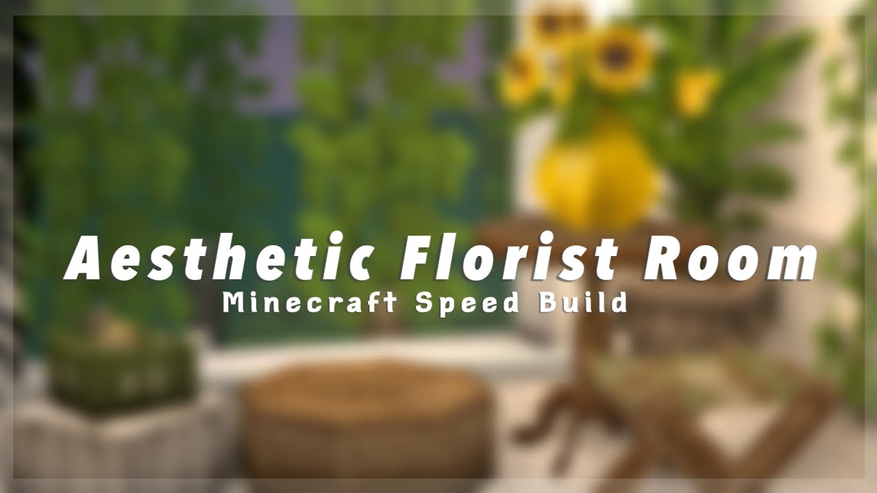 Aesthetic Green Room - Minecraft Cocricot Speed Build - YouTube