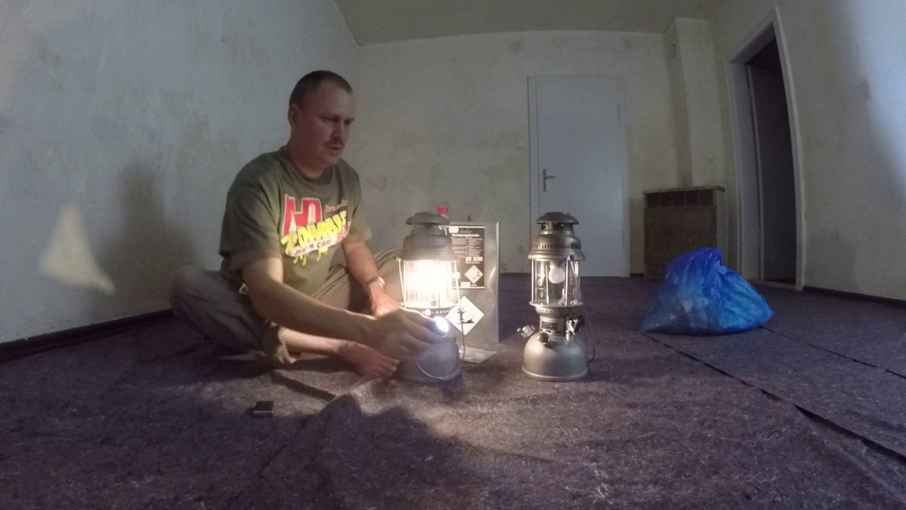 Original Petromax mantle VS normal mantle - YouTube