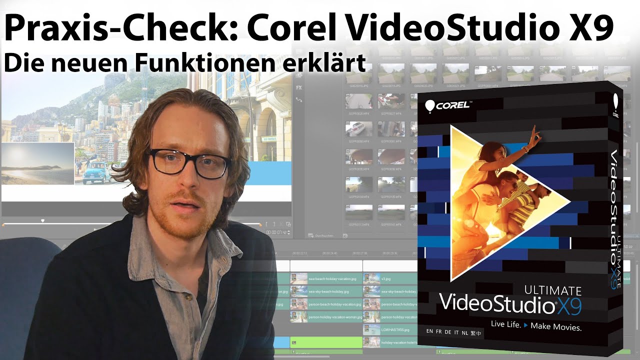 Praxis-Check: Corel VideoStudio X9 - die neuen Funktionen - YouTube