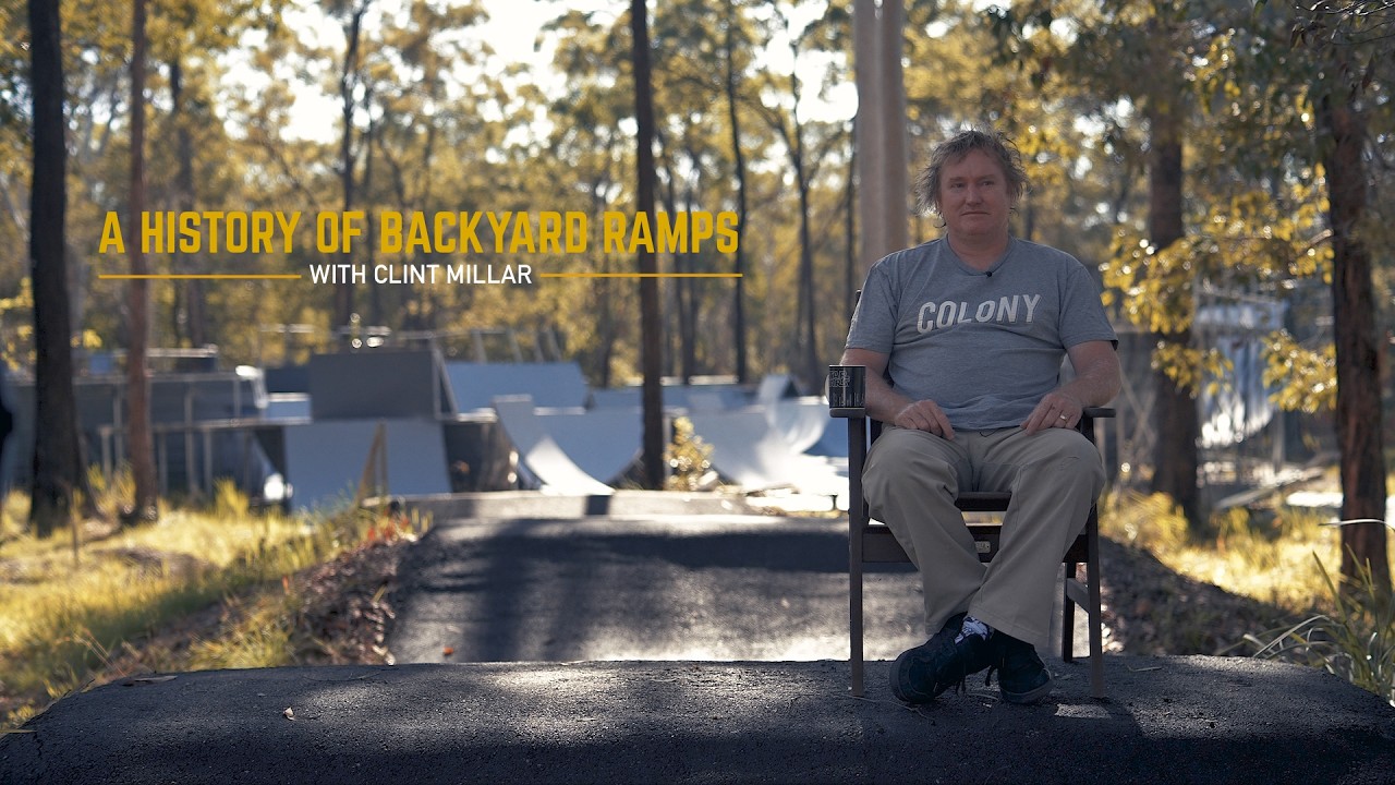 A History Of Backyard Ramps With Clint Millar - Colony BMX - YouTube