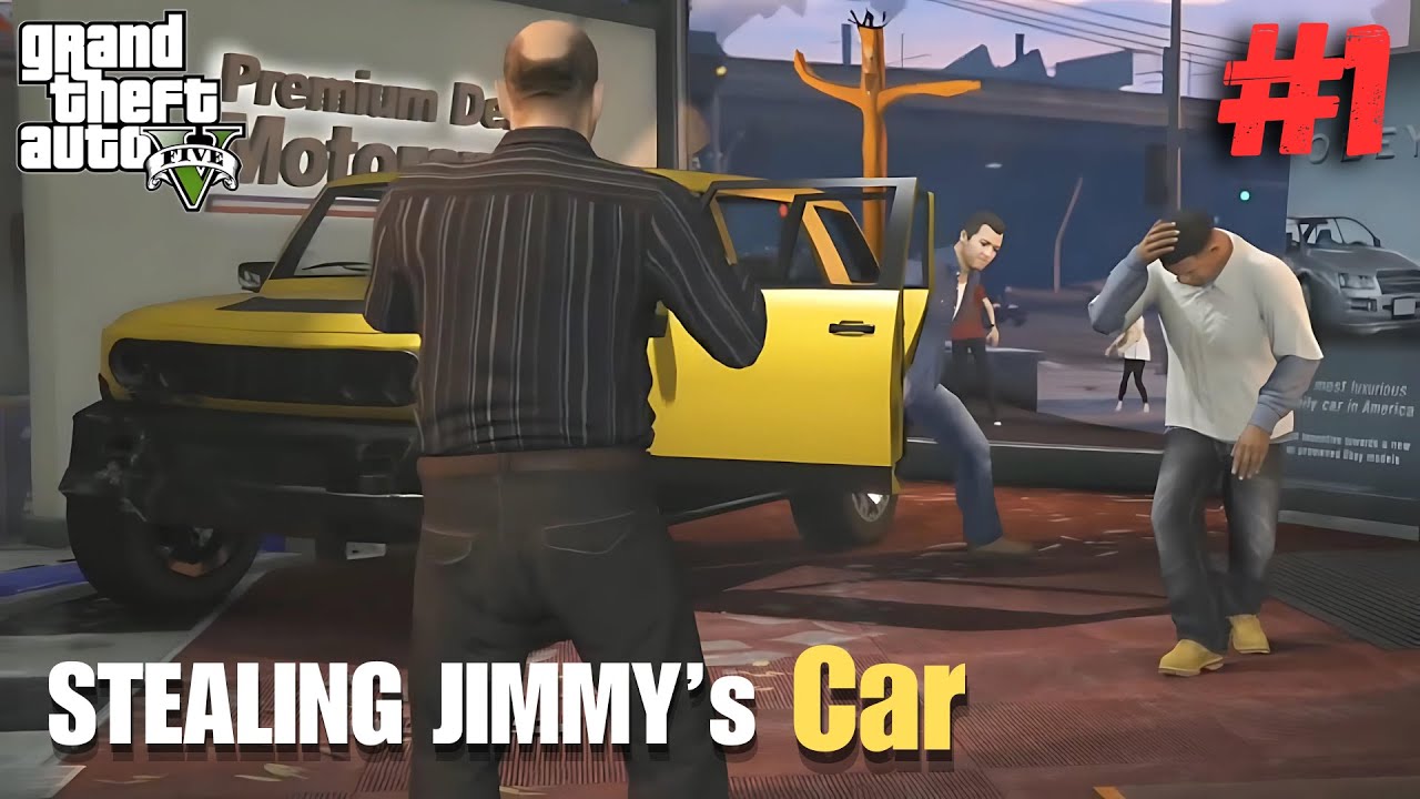 STEALING JIMMY CAR 😱 GTA V 🔥 - YouTube