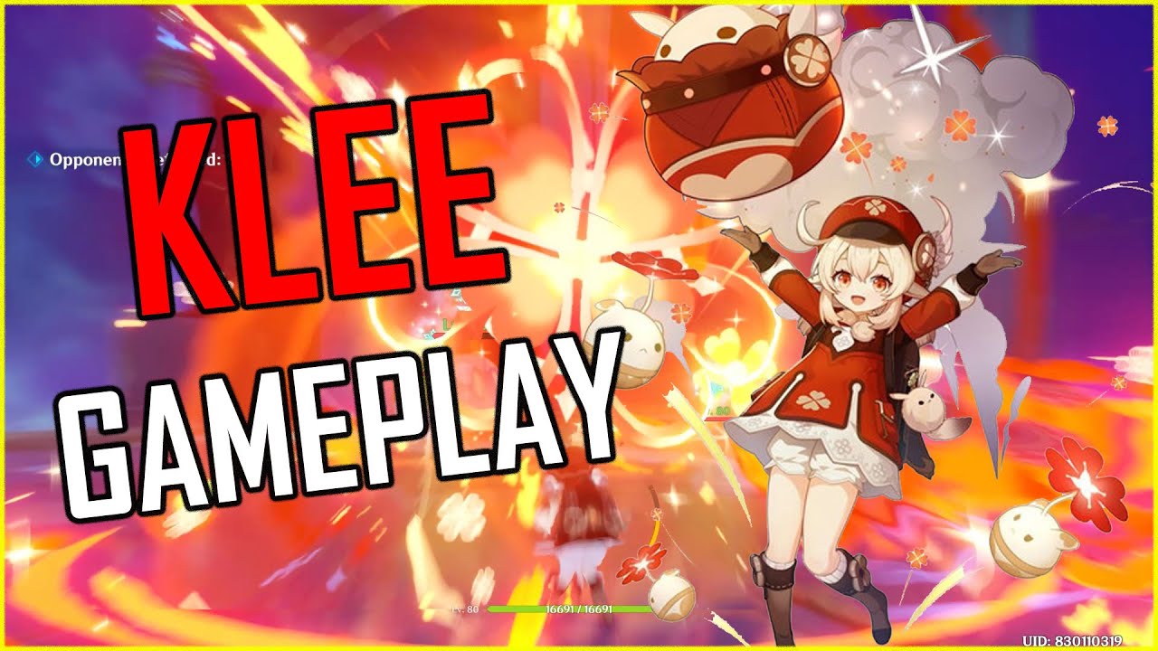 Klee Character Gameplay Walkthrough | Genshin Impact #shorts - YouTube