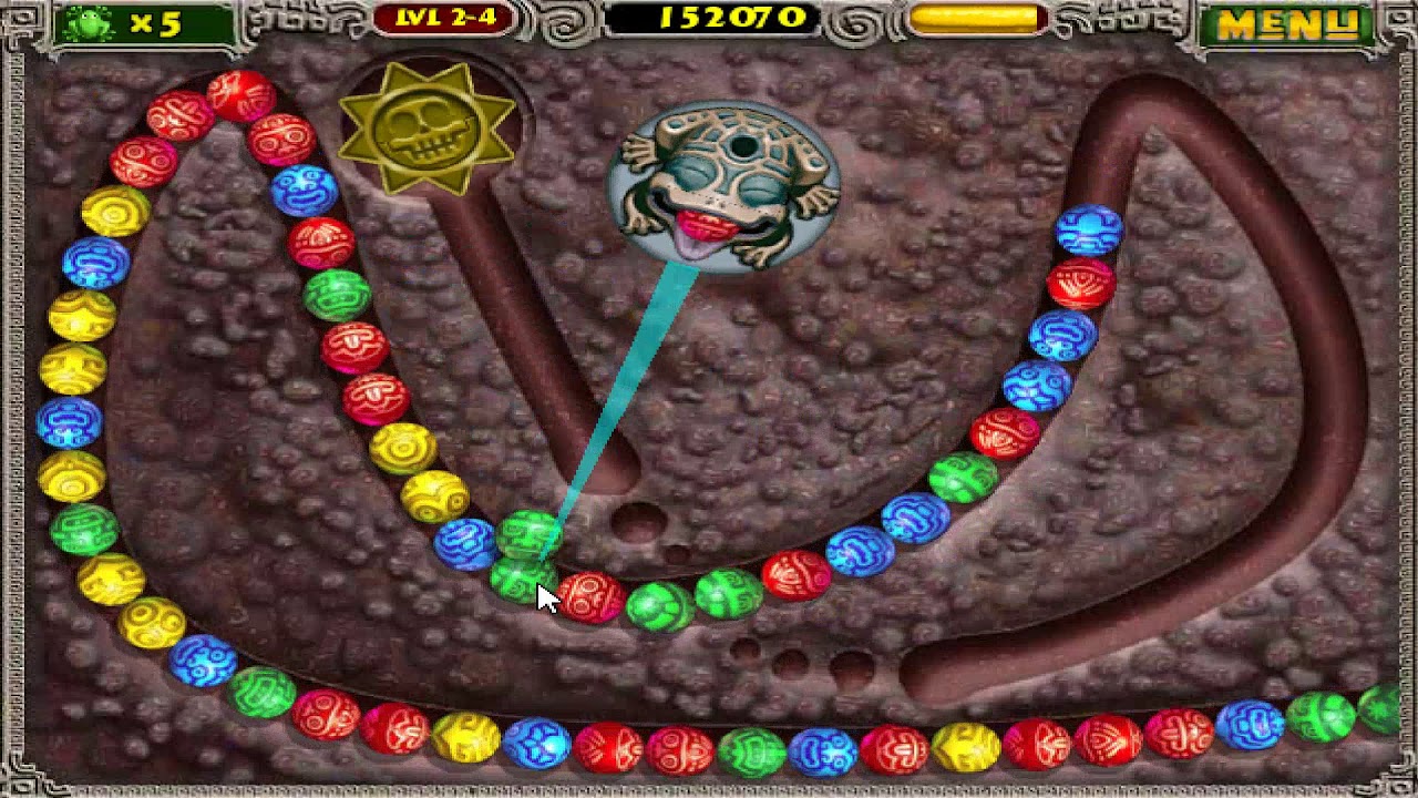 Zuma deluxe long play part 1/2 - YouTube