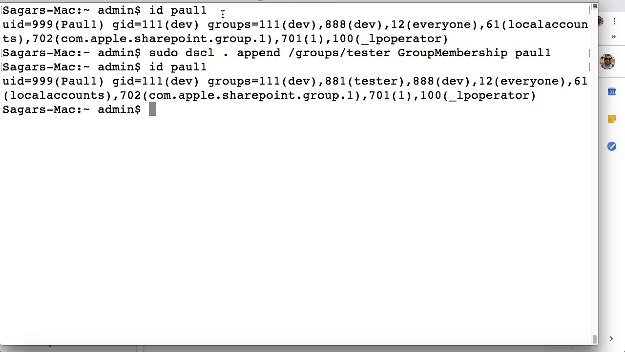 How To Add User To Specific Group In Mac Terminal YouTube How To Add User To Specific Group In Mac Terminal YouTube