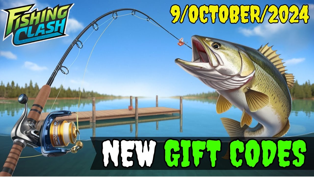 9 OCTOBER CODES FISHING CLASH CODES 2024 - FISHING CLASH GIFT CODES ...