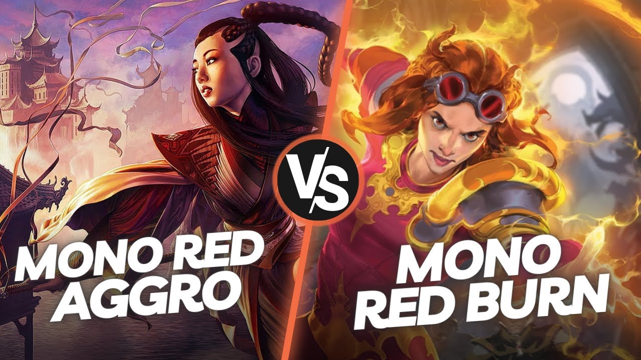 MTG Pioneer | Mono Red Aggro VS Mono Red Burn | Magic The Gathering ...