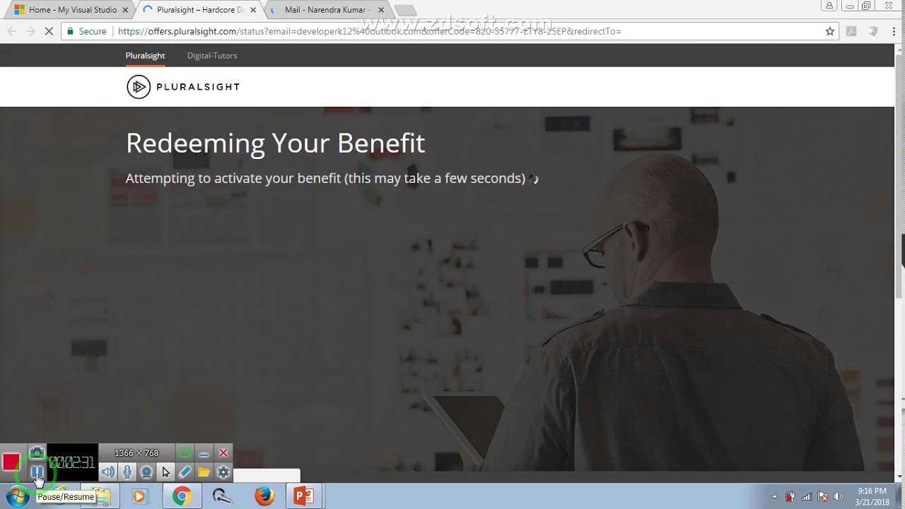 Create Free PluralSight Account - YouTube