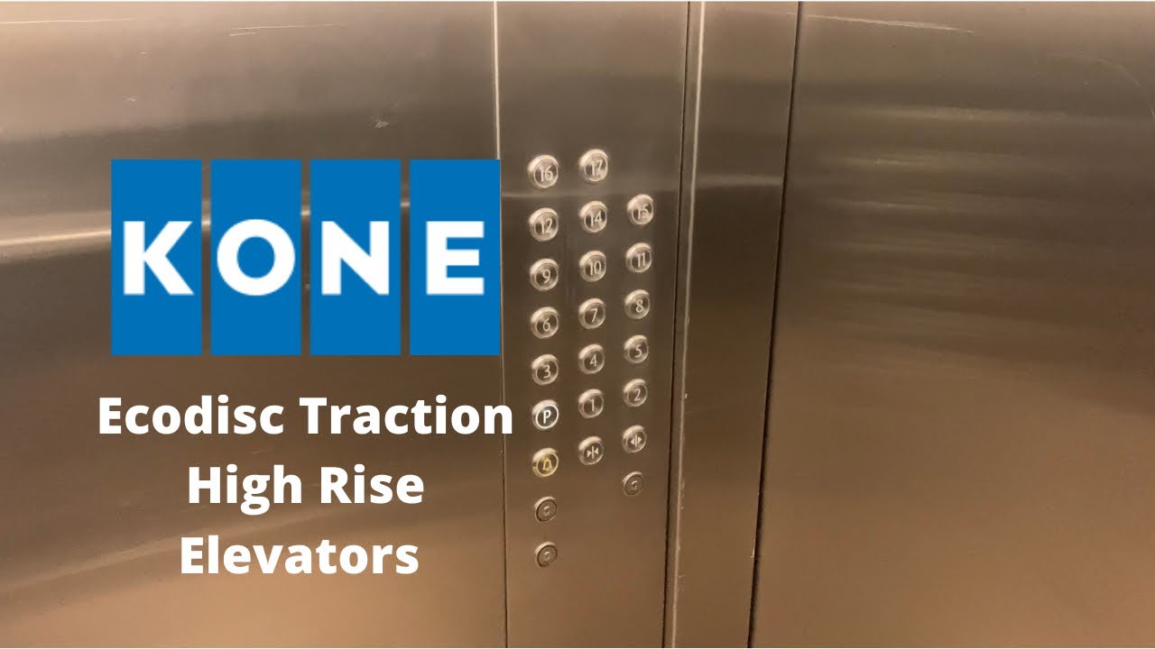 KONE Ecodisc Traction High Rise Elevators at Doctors Hospital in ...