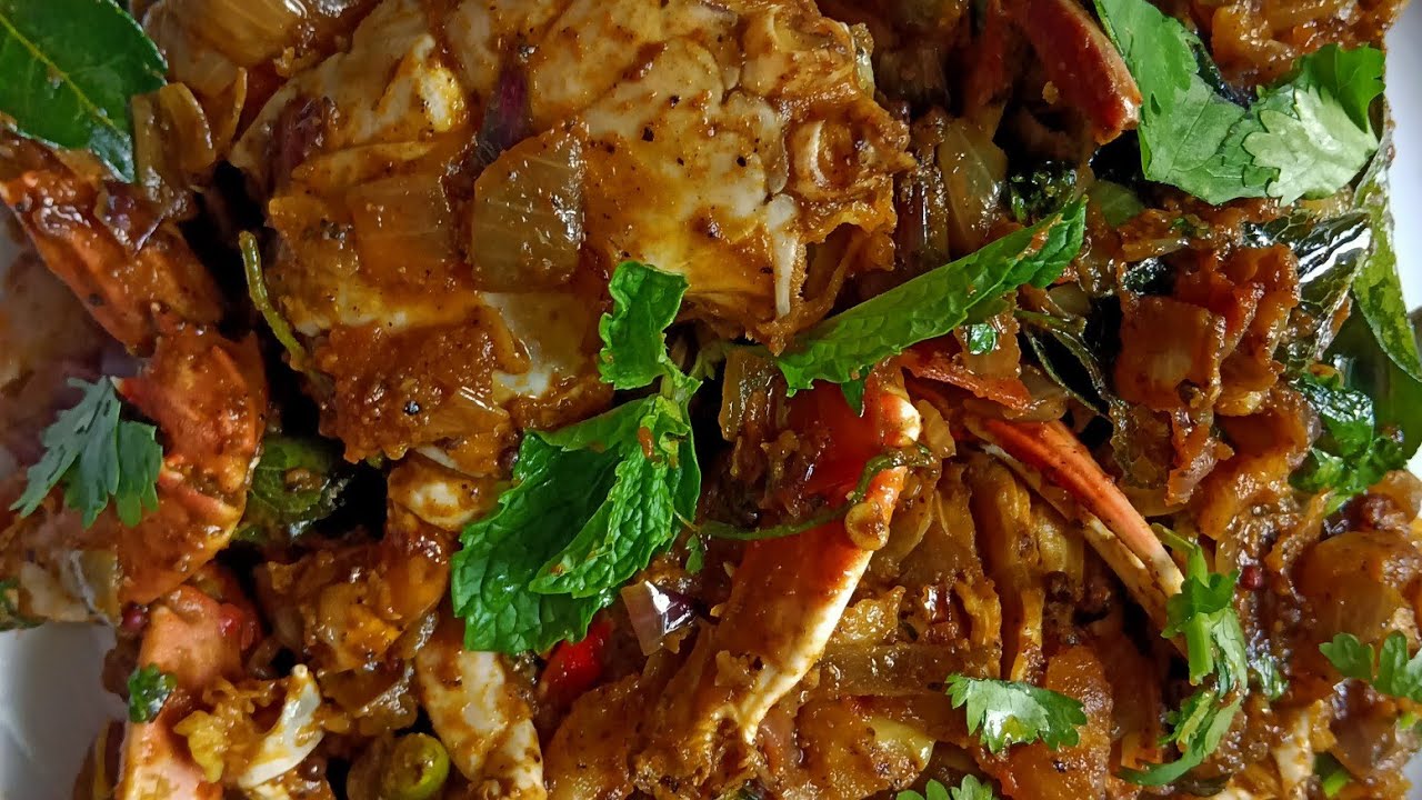 Crab fry || Nandu fry || South Indian Crab fry - YouTube