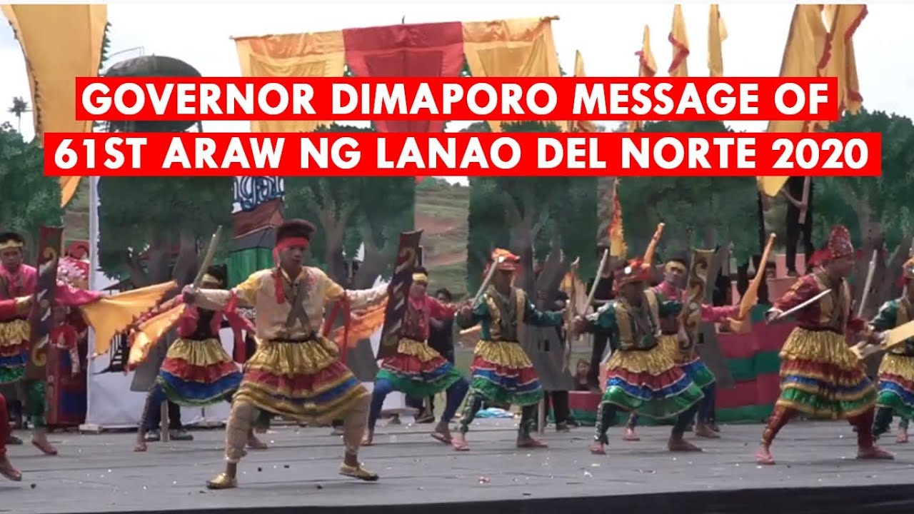 GOVERNOR ANGGING QUIBRANZA-DIMAPORO MESSAGE OF 61ST ARAW NG LANAO DEL ...