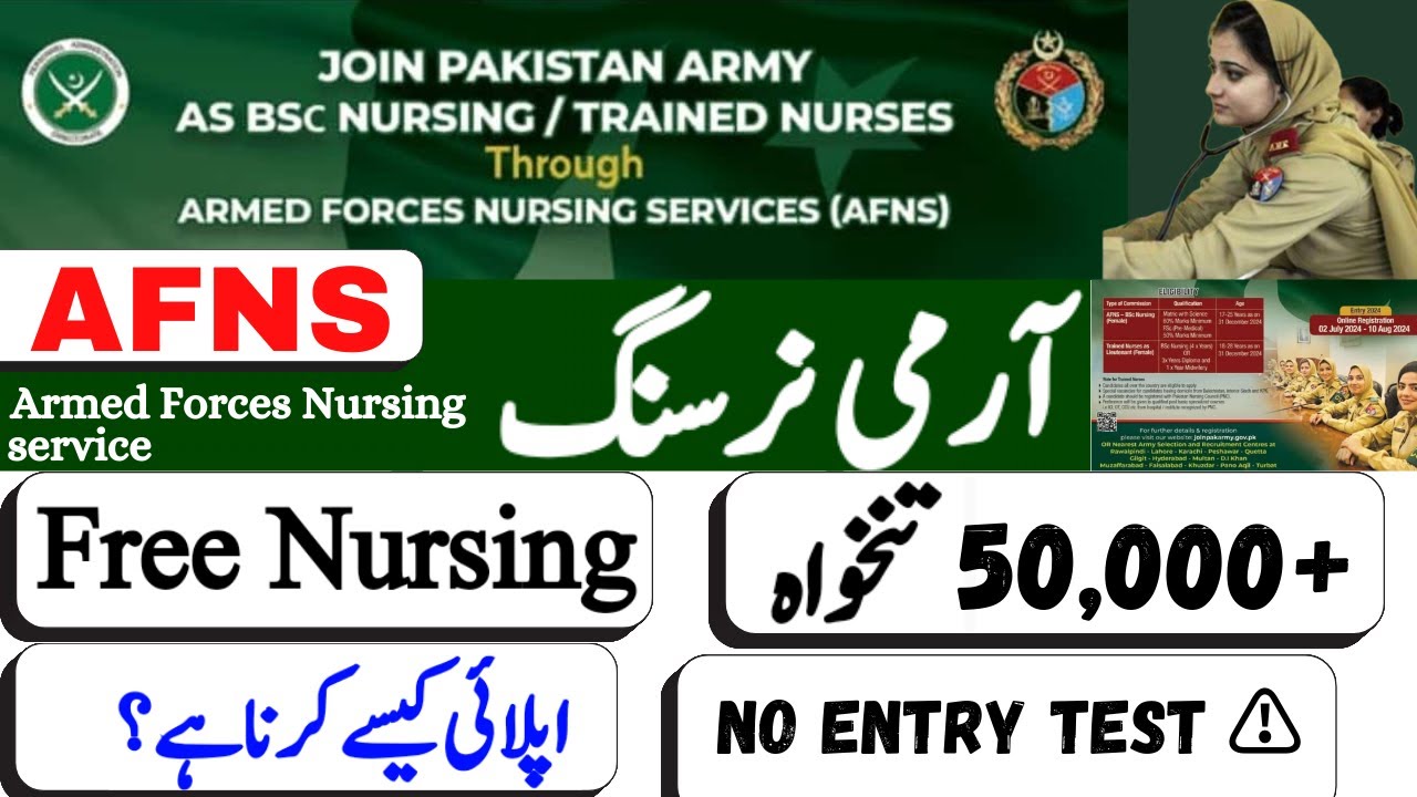 AFNS(Army Nursing) 2024 registration started Leutinent Nurse |How to ...